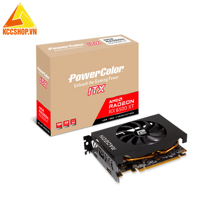 VGA PowerColor Fighter Radeon ITX RX 6500 XT 4GB GDDR6