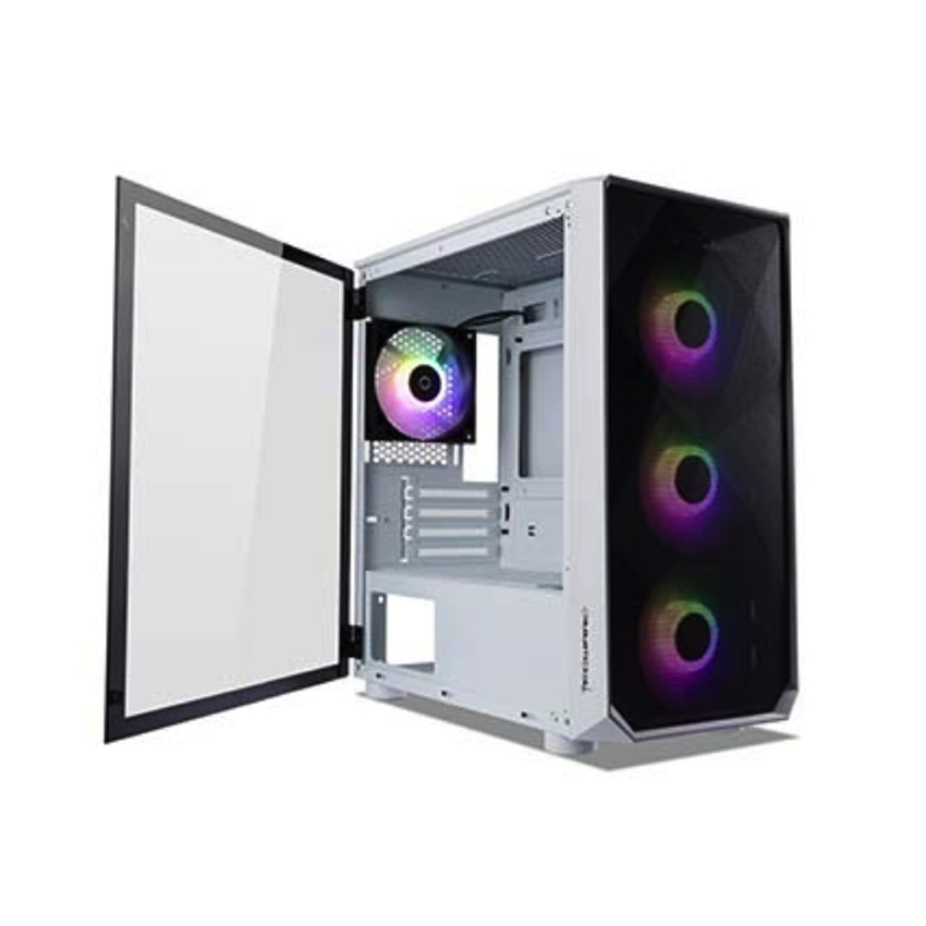 Vỏ case Techware Forge M – White (no fan) – M-ATX